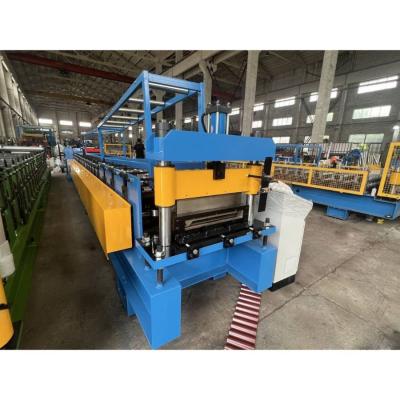 China 24 Gauge Aluminum Galvalume Standing Seam Snap Lock Roof Roll Forming Machine 12-18 Inch Widths for sale