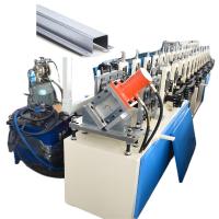 China Galvanized Steel Top Hat Upright Rack Cross Support Bar Roll Forming Machine Warehouse System for sale