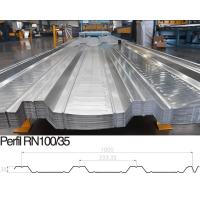 China Galvanized Steel RN100-35 Roofing Deck Roll Forming Machine 22-26 Gauge 0.3-0.8mm for sale
