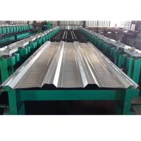 China Galvanized Steel RN100-35 Roofing Deck Roll Forming Machine 22-26 Gauge 0.3-0.8mm for sale