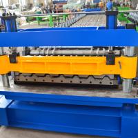 China 22 Gauge Galvanized Metal Sheet R72 R101 Lamina Roof Panel Roll Forming Machine 0.3-0.8mm for sale
