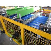 China Trapezoidal Corrugated Double Layer Roof Sheet Roll Forming Machine 0.12-0.3mm Thickness 1000mm Width for sale