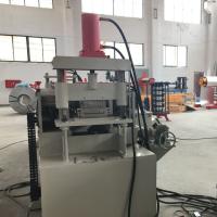 China 100mm Width Cable Tray Cover Forming Machine PLC Siemens Control 10-15m/min for sale