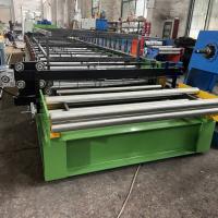 China 5V Crimp Metal Roofing Panels Roll Forming Machine 26 Gauge 29 Gauge Zinc-Alum Steel for sale