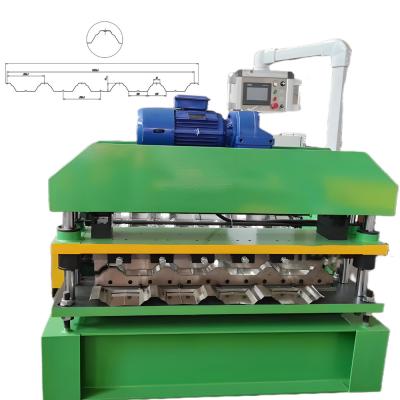 China PPGI T44 T57 Corrugated Roof Sheet Roll Forming Machine 0.12-0.8mm Steel 7.5kW for sale