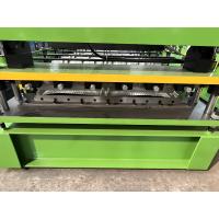 China Zincalum 5V Twin Ribs Roof Sheet Roll Forming Machine 0.12-0.8mm Thickness 10-12m/min Speed for sale