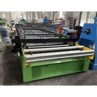 China Zincalum 5V Twin Ribs Roof Sheet Roll Forming Machine 0.12-0.8mm Thickness 10-12m/min Speed for sale
