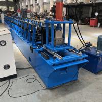 China Customized Gearbox Drive Industrial Garage Door Box Rail Roll Forming Machine for sale
