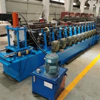 China Customized Gearbox Drive Industrial Garage Door Box Rail Roll Forming Machine for sale