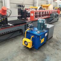 China 1.0-2.0mm Galvanized Steel C U Roll Forming Machine for UPVC Window Reinforcement Profiles 11 Stations for sale