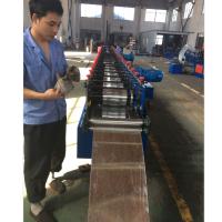 China 0.6mm -1.2mm Galvanized Steel Roller Shutter Door T Section Bottom Rail Roll Forming Machine for sale