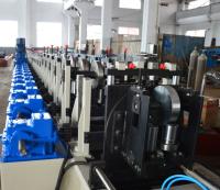 China Customized Cold Beam Rack Steel Roll Forming Machine With Fly Saw Cutting for sale