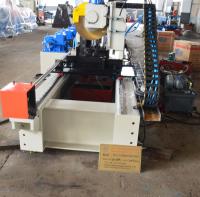 China Customized Cold Beam Rack Steel Roll Forming Machine With Fly Saw Cutting for sale