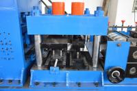China Automatic Adjustment CZ Purlin Roll Forming Machine With Hole , Chain Drive Pre Cutting for sale