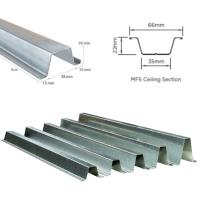 China Plaster Ceiling Omega Profile Roll Forming Machine 0-120m/min with Embossing Ribs for sale