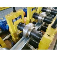 China Plaster Ceiling Omega Profile Roll Forming Machine 0-120m/min with Embossing Ribs for sale