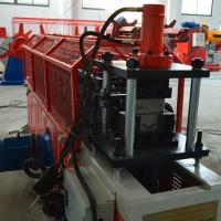 China G550 Galvanized Omega Stud Track Roll Forming Machine Hydraulic Cutting 4KW 12m/min for sale