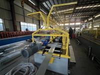 China 50-120m/min C U Stud Track Roll Forming Machine with Servo Following Cutting & Punching for sale
