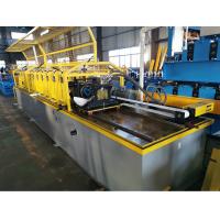 China 0-120 Meters/minute Furring Channel Wall Angle Roll Forming Machine with Embossing Rollers for sale