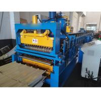 China 30 Gauge 22 Gauge 1220mm Coil Width Double Layer Roofing Roll Forming Machine Two Layer Roll Forming Equipment for sale
