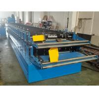 China 30 Gauge 22 Gauge 1220mm Coil Width Double Layer Roofing Roll Forming Machine Two Layer Roll Forming Equipment for sale