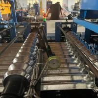 China Double Layer Roll Forming Machine 22 Gauge 1220mm Coil Width Trapezoidal Corrugated Roofing Sheet Making Machine for sale