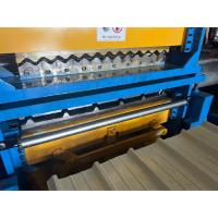 China Double Layer Roll Forming Machine 22 Gauge 1220mm Coil Width Trapezoidal Corrugated Roofing Sheet Making Machine for sale