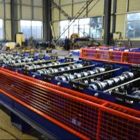 China R72 R101 Roof Panel Roll Forming Machine 22-32 Gauge 0.3-0.8mm Thickness for sale