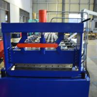 China 0.3-0.8mm Galvanized Steel R101 R72 Roof Panel Roll Forming Machine 7.5KW 0-12m/min for sale