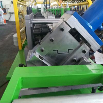 China Galvanized Steel 0.5-1.0mm Hat Profile Roll Forming Machine for Pallet Rack Shelf Support for sale