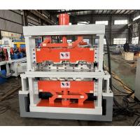 China 2 Inch Composite B Deck Double Layer Floor Deck Roll Forming Machine 0.8-1.2mm for sale