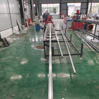 China 1-5/8 x 1-5/8 Inch 12 Gauge Metal Framing Strut Slotted Channel Roll Forming Machine C Channel Making Machine for sale