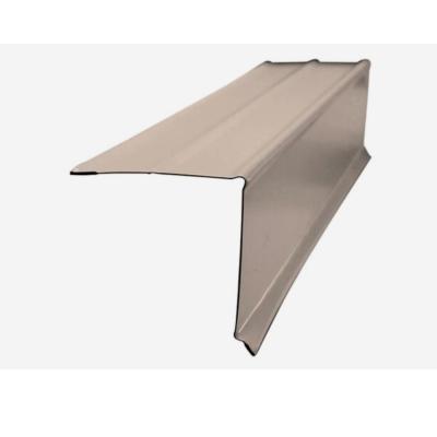 China 2.5''*2.5'' Drip Edge Roll Forming Machine Metal Sheet Roof Eave Trim for sale