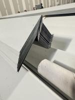 China 2.5''*2.5'' Drip Edge Roll Forming Machine Metal Sheet Roof Eave Trim for sale