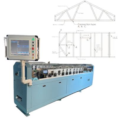 China Light Gauge Steel Framing Machine 75-140mm LGS LGSF Making with Vertex BD Software for sale