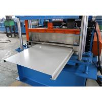 China Aluminum Galvanized Metal Fascia Soffit Reveal Wall Cladding Panels Roll Forming Machine 12-18 inch 0.3-0.8mm for sale