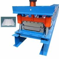 China Portable KR18 KR24 Standing Seam Roll Forming Machine 0.5-1.0mm Thickness 7 Stations for sale