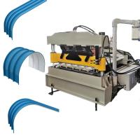 China Hydraulic Roof Sheet Crimping Curving Machine for PV4 PV6 TR4 TR5 Profiles 0.3-0.8mm for sale