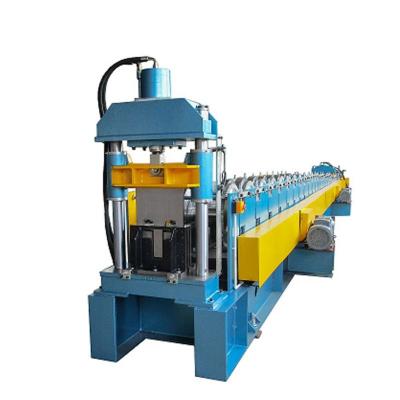 China 22 Gauge Galvanized Steel Garage Door Strut Brace Roll Forming Machine 380V 3 Phase for sale