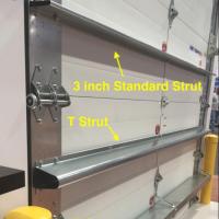 China 22 Gauge Galvanized Steel Garage Door Strut Brace Roll Forming Machine 380V 3 Phase for sale