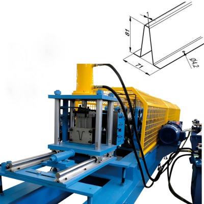 China 22 Gauge Steel Overhead Garage Door Strut Beam Roll Forming Machine 2-1/4 x 9 ft for sale