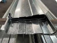 China Portable KR18 KR24 Standing Seam Roof Panel Roll Forming Machine 7 Stations 7.5kW for sale
