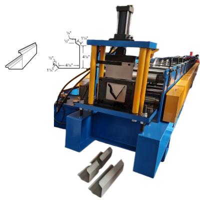 China Galvanized Metal Aluminum PBR PBU Corrugated Roof Wall Flashing Outside Rake Corner Trim Roll Forming Machine 16 Stations 5.5kw for sale