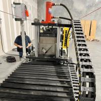 China Galvanized Metal Aluminum PBR PBU Corrugated Roof Wall Flashing Outside Rake Corner Trim Roll Forming Machine 16 Stations 5.5kw for sale