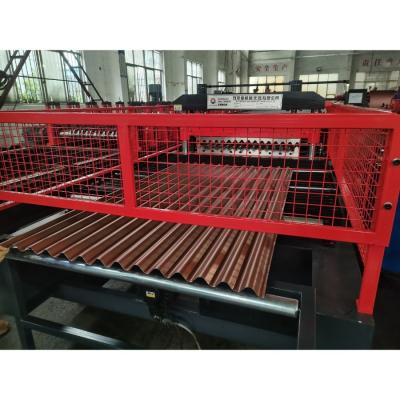 China 30m/min 26 Gauge Aluzinc Steel Corrugated Roof Roll Forming Machine Fully Automatic for sale