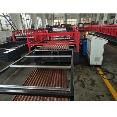 China 0.3-0.8mm Pre-Painted Steel Aluminum Zinc Corrugated Sheet Roll Forming Machine 30m/min for sale