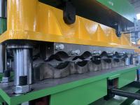 China 0.4-0.7mm Galvanized Steel Glazed Tile Roll Forming Machine With Gearbox Driven for sale