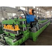 China 0.4-0.7mm Galvanized Steel Glazed Tile Roll Forming Machine With Gearbox Driven for sale