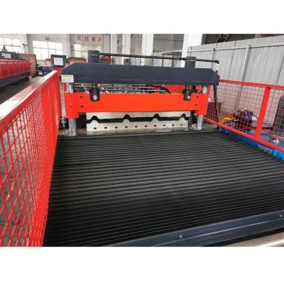 China PBR PBU R Panel Roof Wall Sheet Roll Forming Machine 0-30m/min 1250mm Feeding Width for sale