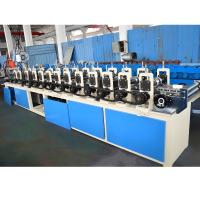 China Omega Type Top Hat Upright Shelf Panel Cross Support Bar Roll Forming Machine for sale